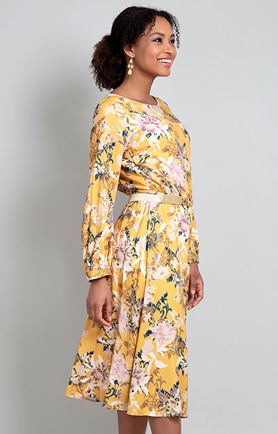 Marissa Dress Saffron Yellow Bloom - Wedding Dresses, Evening Wear and ...