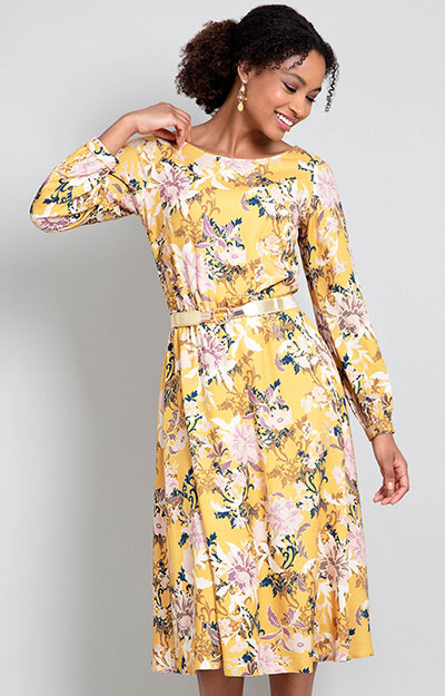 Marissa Dress Saffron Yellow Bloom - Wedding Dresses, Evening Wear and ...